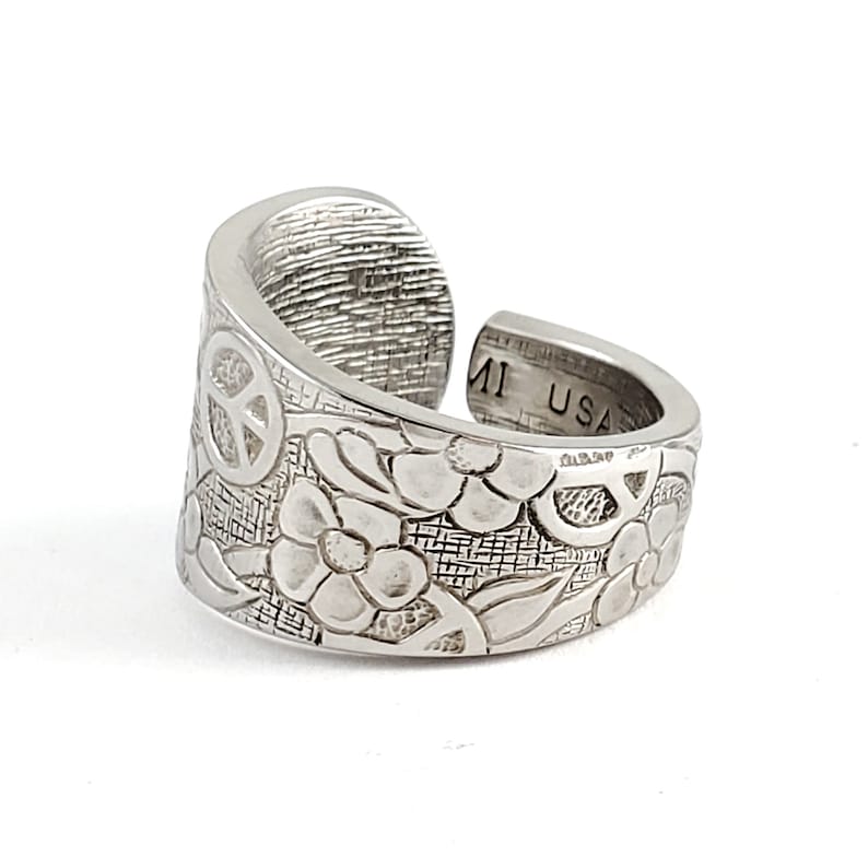 Woodstock Spoon Ring - Stainless Steel Spoon Ring - Flatware Jewelry ...