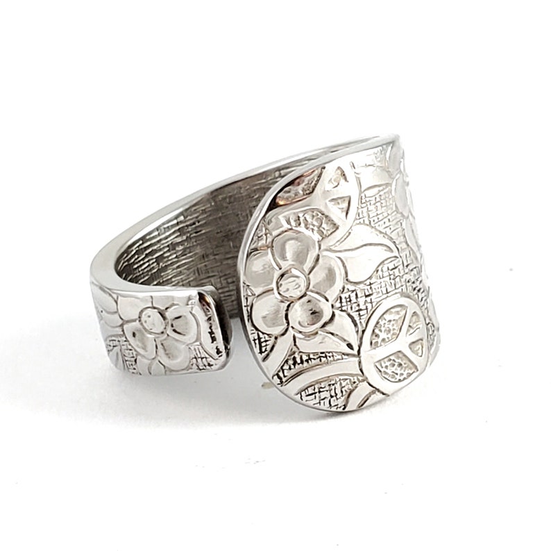 Woodstock Spoon Ring - Stainless Steel Spoon Ring - Flatware Jewelry ...