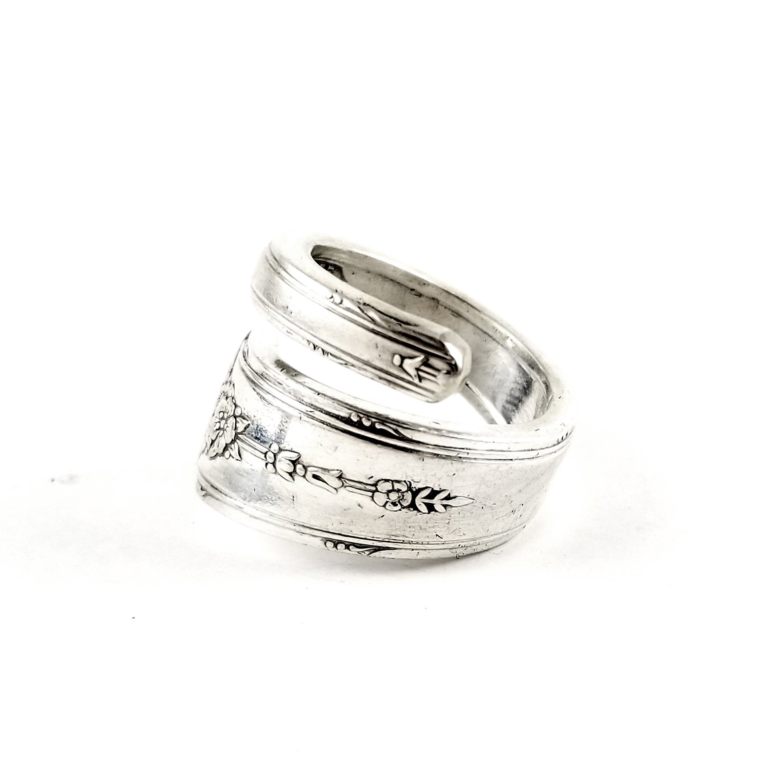 Milady Spoon Ring Wrap Around Spoon Ring Silver Spoon Ring - Etsy