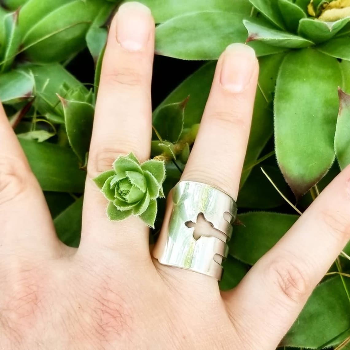 Sterling Silver Fork Ring Silverware Ring Ornate Fork Ring | Etsy