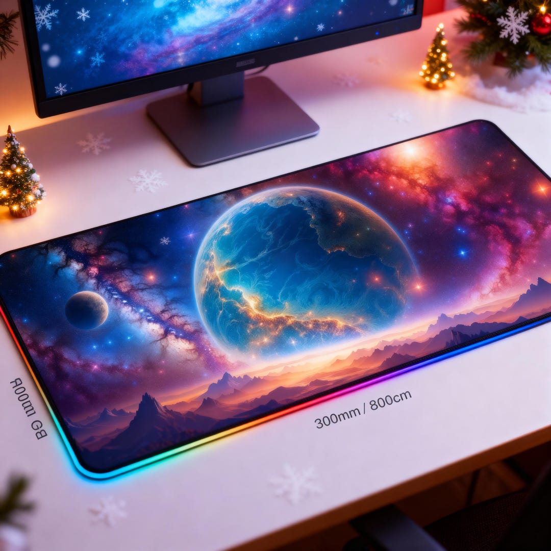 RGB Gaming Mousepad: Gaming Mat (30cm X 80cm) - Etsy