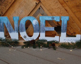 Noel letters | Etsy