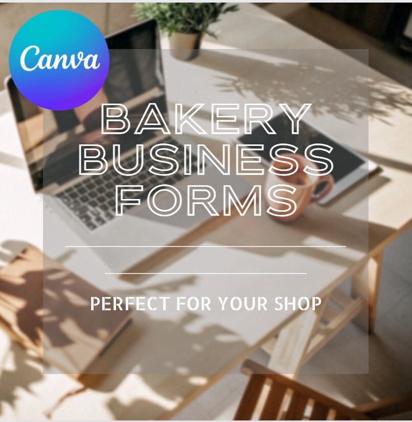 Editable Bakery Business Forms - Etsy