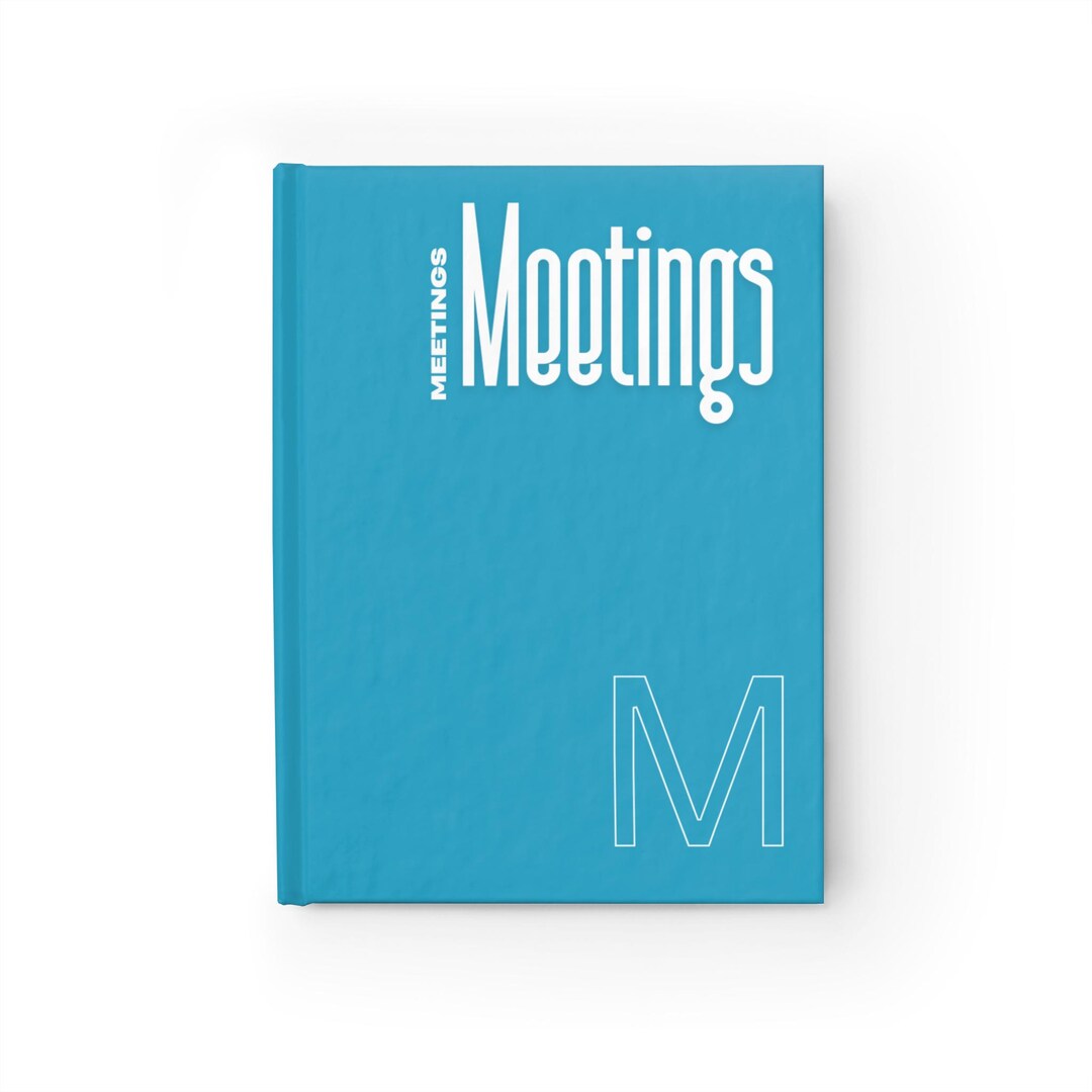 Meetings Work Journal turquoise, Forming Series of the Unique Journals ...