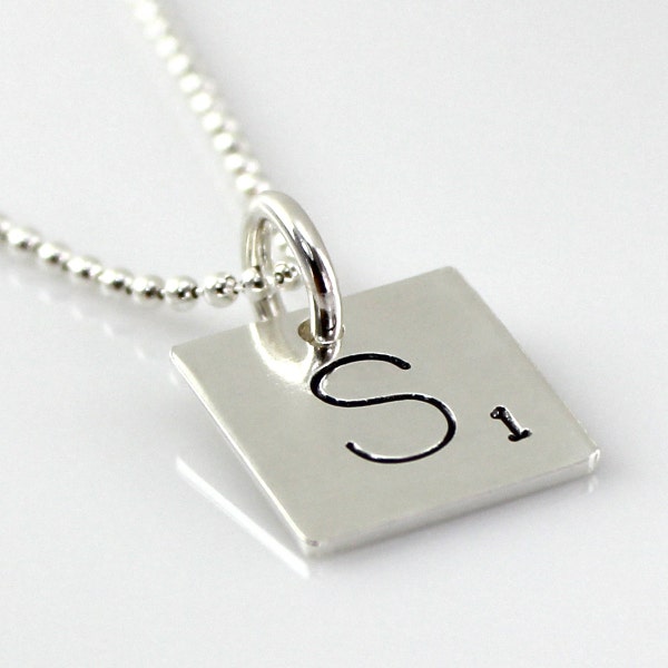 Scrabble Necklace - Etsy