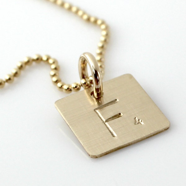 Scrabble Necklace - Etsy