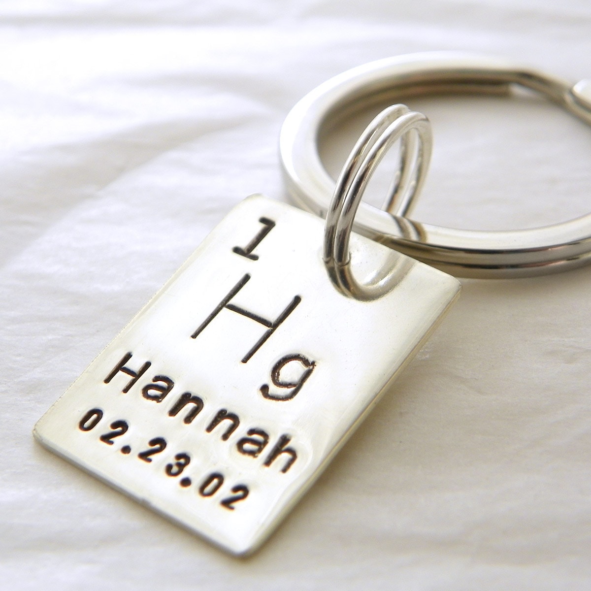 Periodic Table Element personalized hand stamped sterling | Etsy