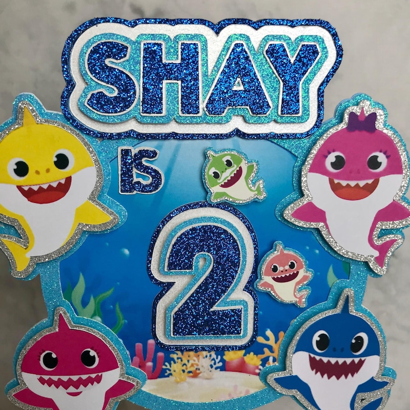Baby Shark Cake Topper - Etsy Australia