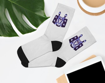 TFA Blitzwing Transformer Socks: Recycled Decepticon Warrior Fashion - Etsy