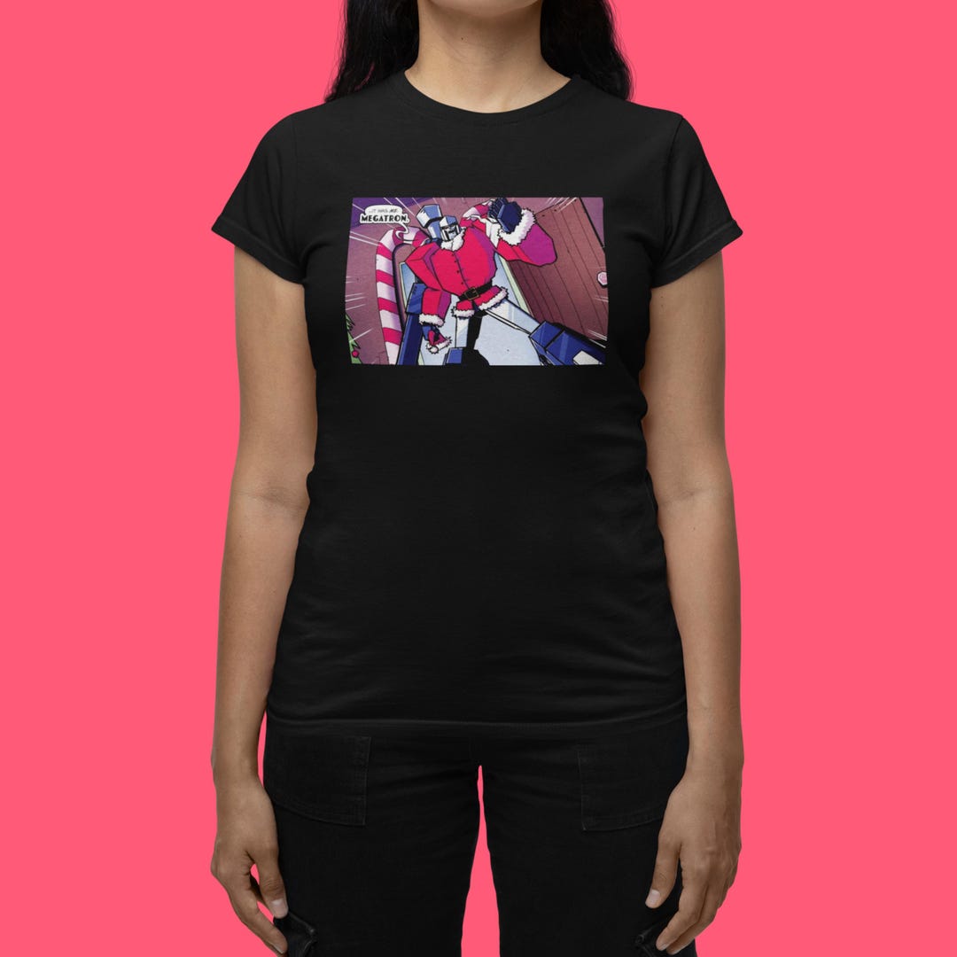 Transformers Megatron Santa Unisex Tee Shirt, Xmas Gift, Christmas ...