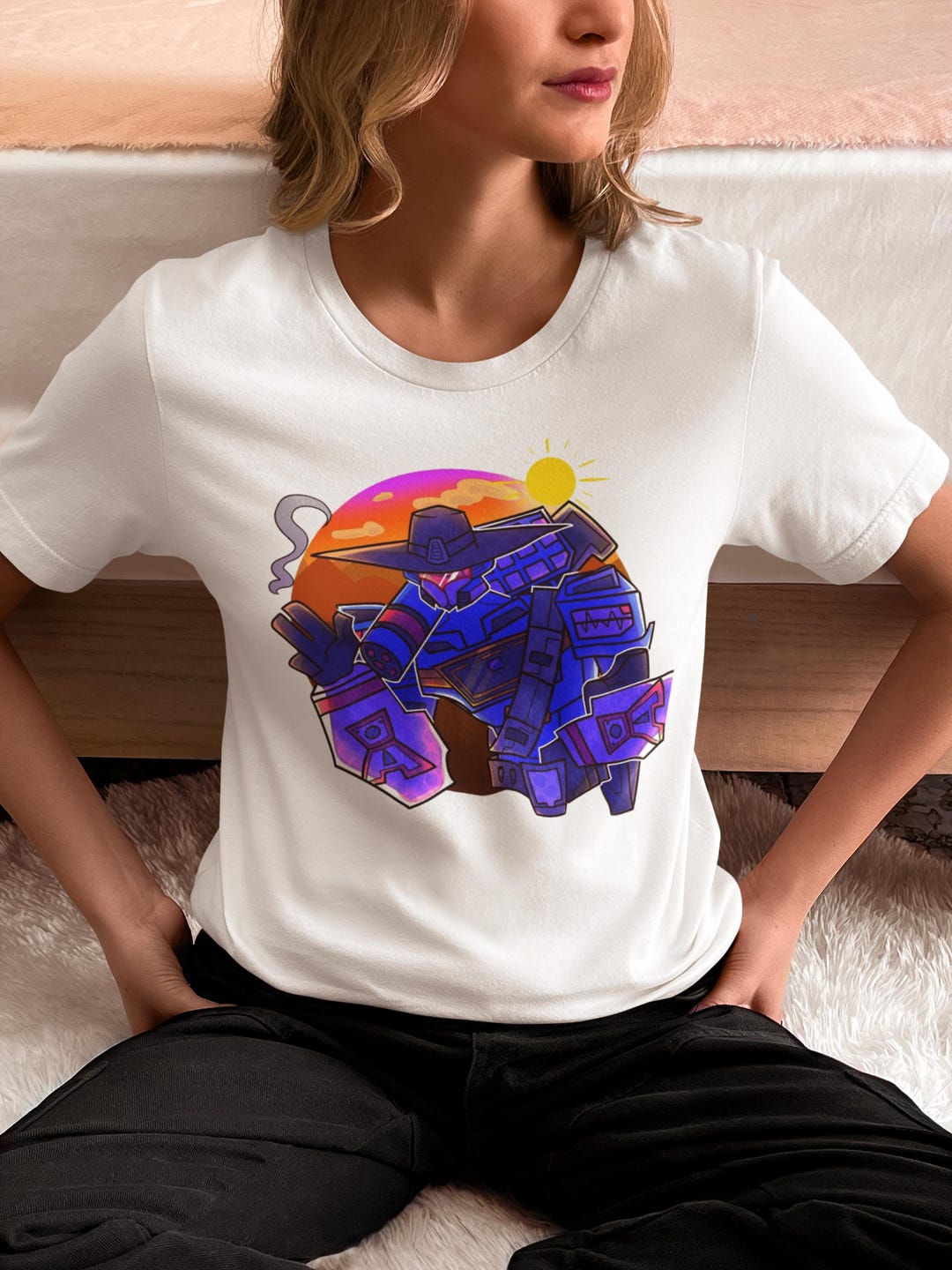 Cowboy Soundwave Transformers Tee, Unisex T-shirt for Fans, Cybertron ...
