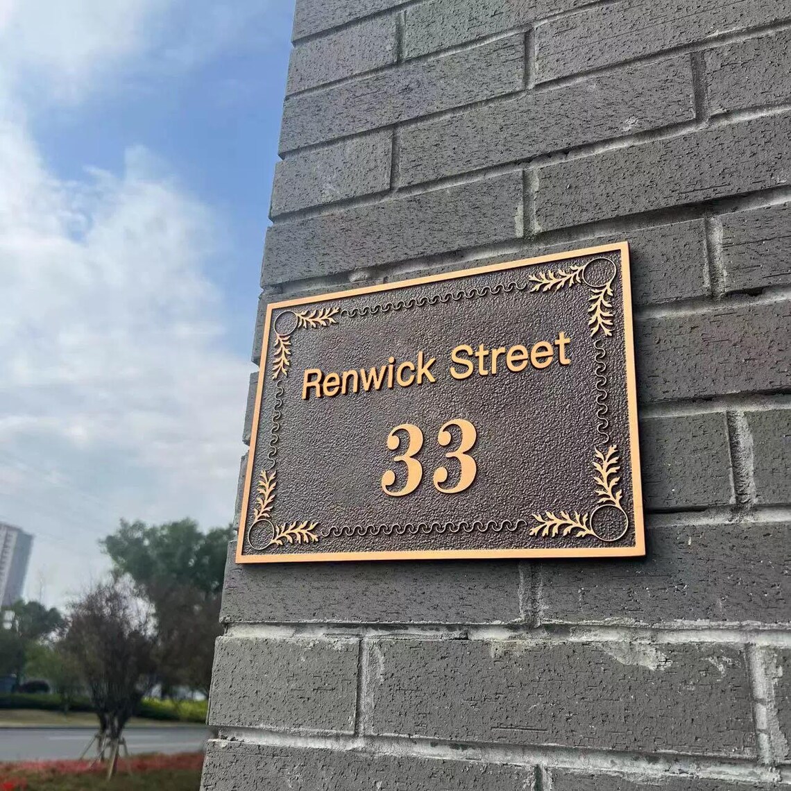 Customization House Sign Number Plague Plate Address Plate - Etsy