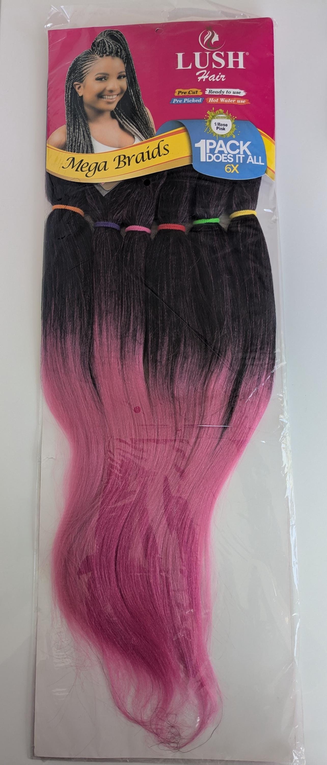 Mega Braids: Pre-stretched Ombre Braiding Hair Extensions - 55 Inch - Etsy