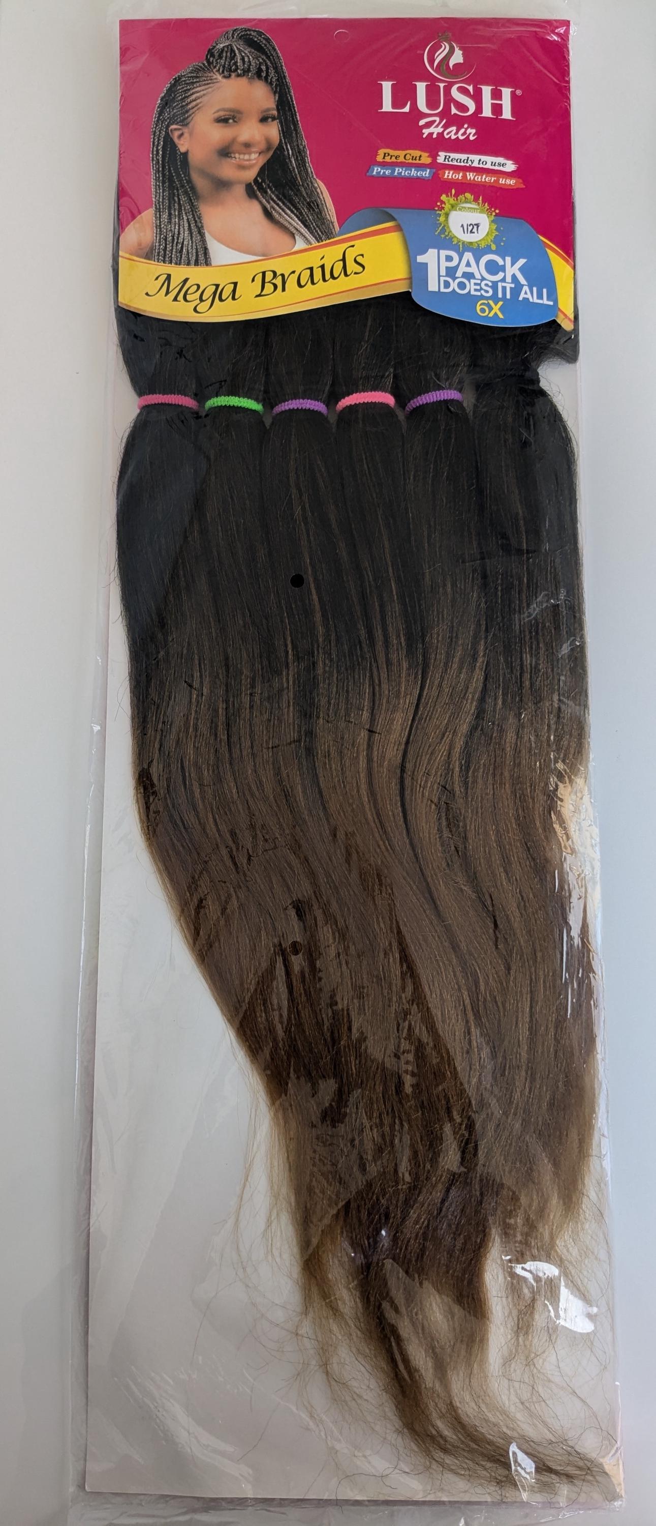 Mega Braids: Pre-stretched Ombre Braiding Hair Extensions - 55 Inch - Etsy