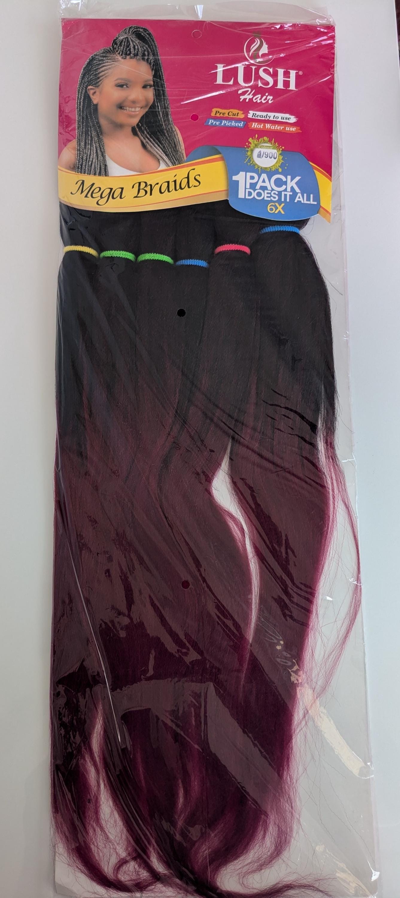 Mega Braids: Pre-stretched Ombre Braiding Hair Extensions - 55 Inch - Etsy