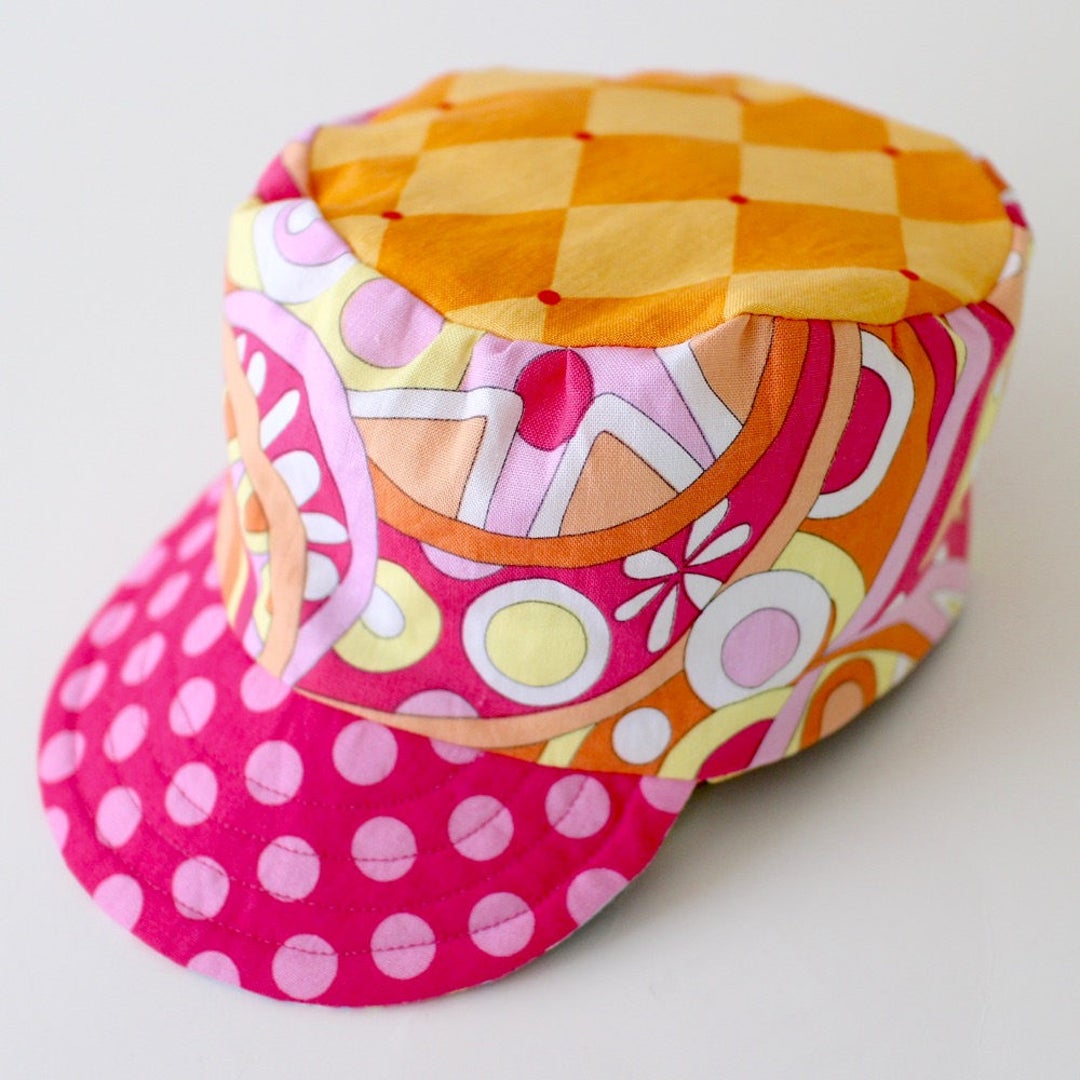 Girl's Cadet Cap for Babies and Toddlers, Sun Hat, Summer Beach Wear ...