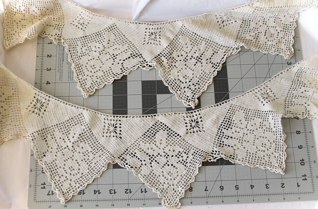 7 Inch Wide Fillet Handmade Victorian Lace Edging Perfect for ...