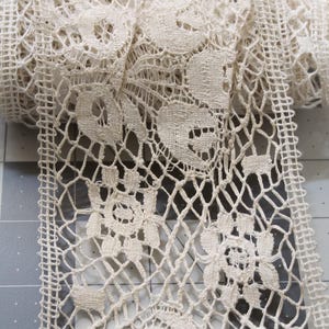 5 Yards Antique 4 Inch Wide Bobbin Lace Yardage - Etsy