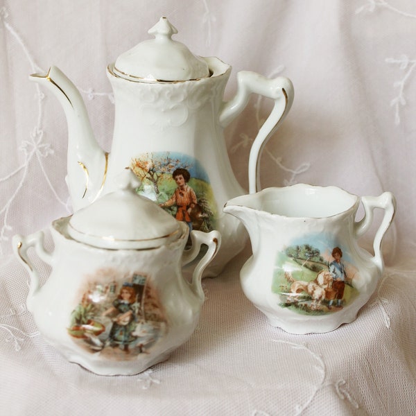 Antique Tea Set - Etsy