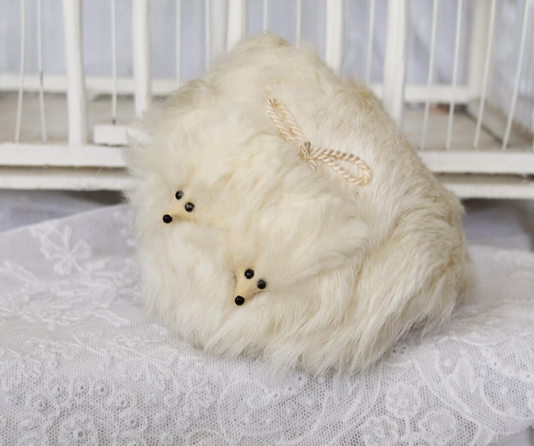 Antique Faux Ermine Fur Hat for French or German Doll - Etsy