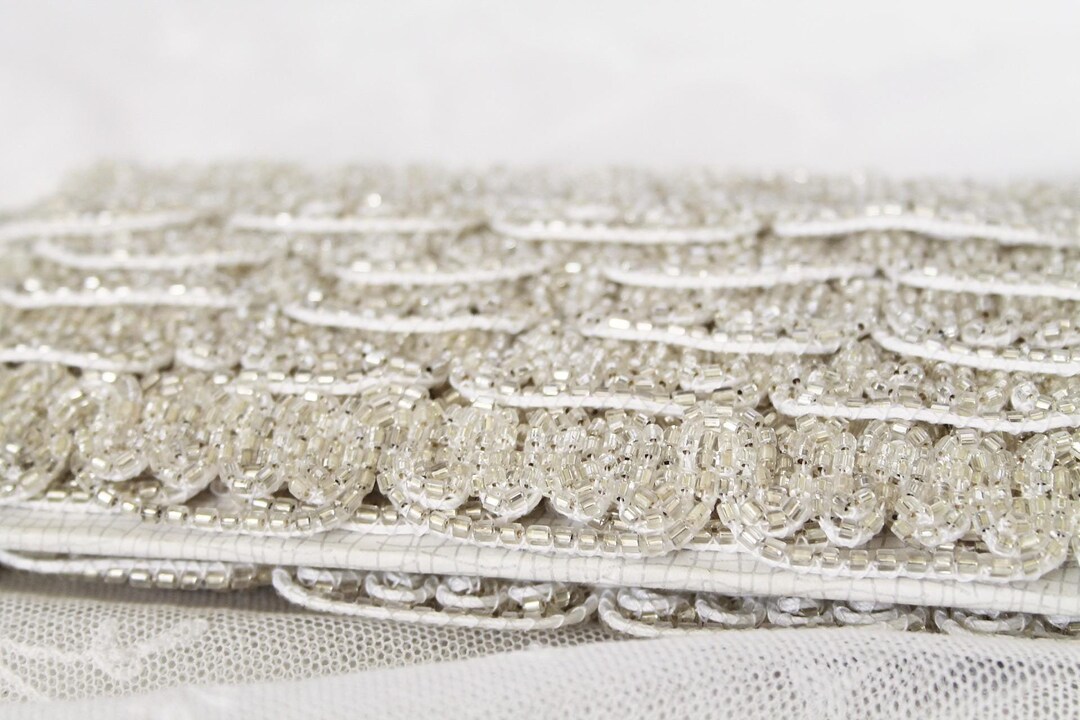 1 Yard Czech Hand Made Beadwork Vintage Trim - Etsy