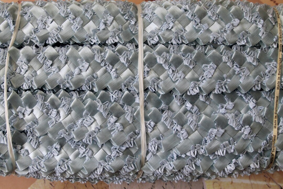 36 Yards Vintage Swiss Millinery Straw Elaborate Braided Trim Jacques ...