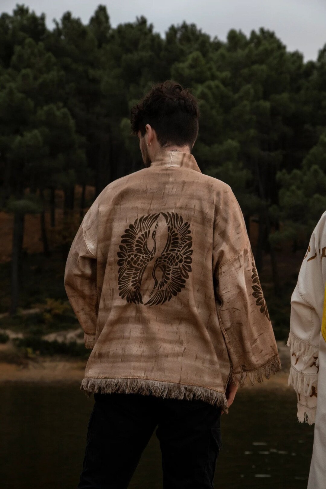 Handmade Simurg Kimono | Boho Chic Kimono Jacket | Unique Artisan ...