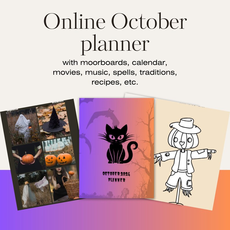 2024 October Planner With Magical Recommendations, Games, Daily ...
