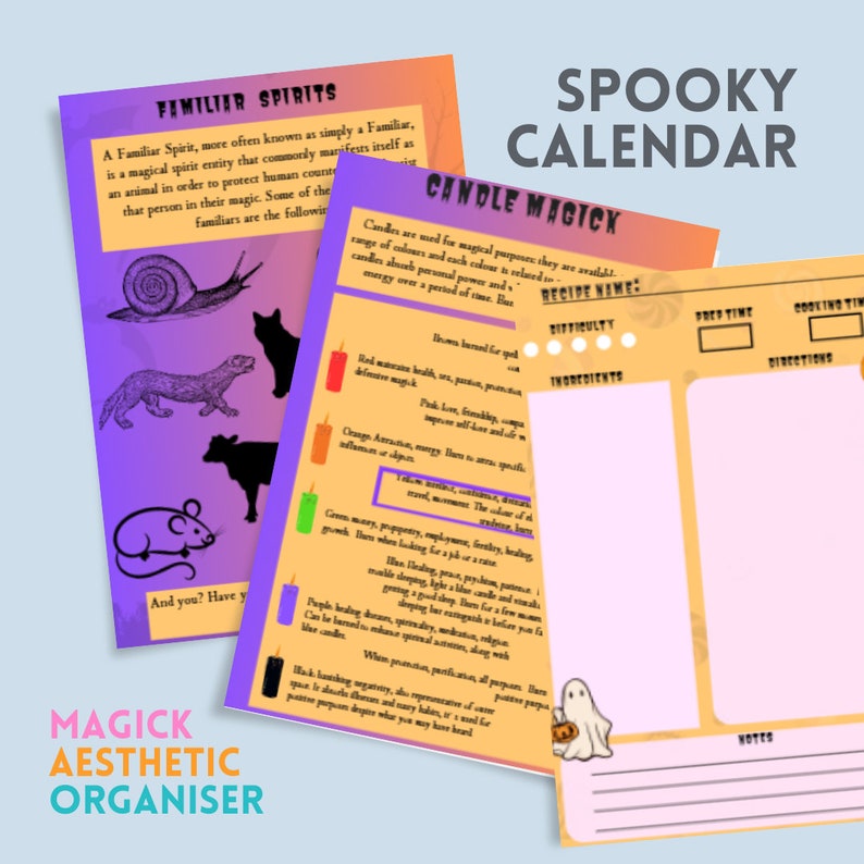 2024 October Planner With Magical Recommendations, Games, Daily ...