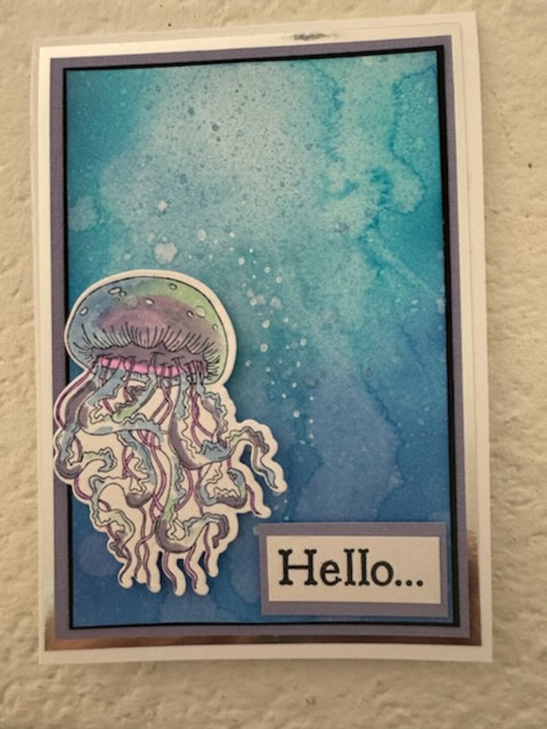 Handmade Ocean Jellyfish Theme Card - Etsy