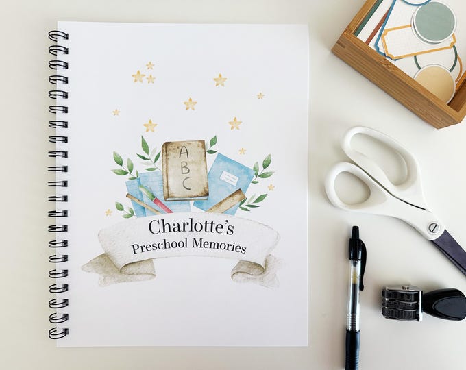 Personalized School Memory Book - Etsy
