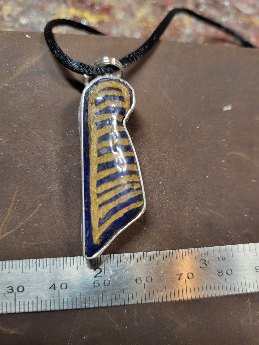 Lapis Amulet of Maat - Etsy