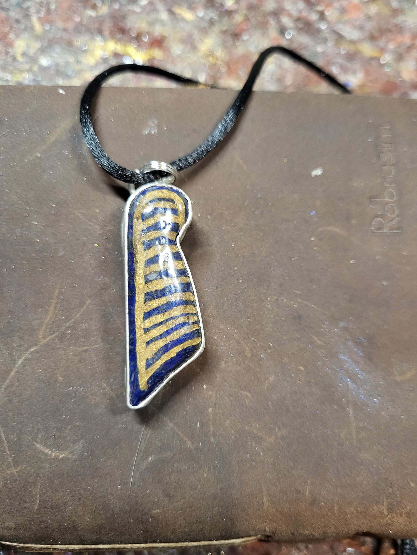 Lapis Amulet of Maat - Etsy