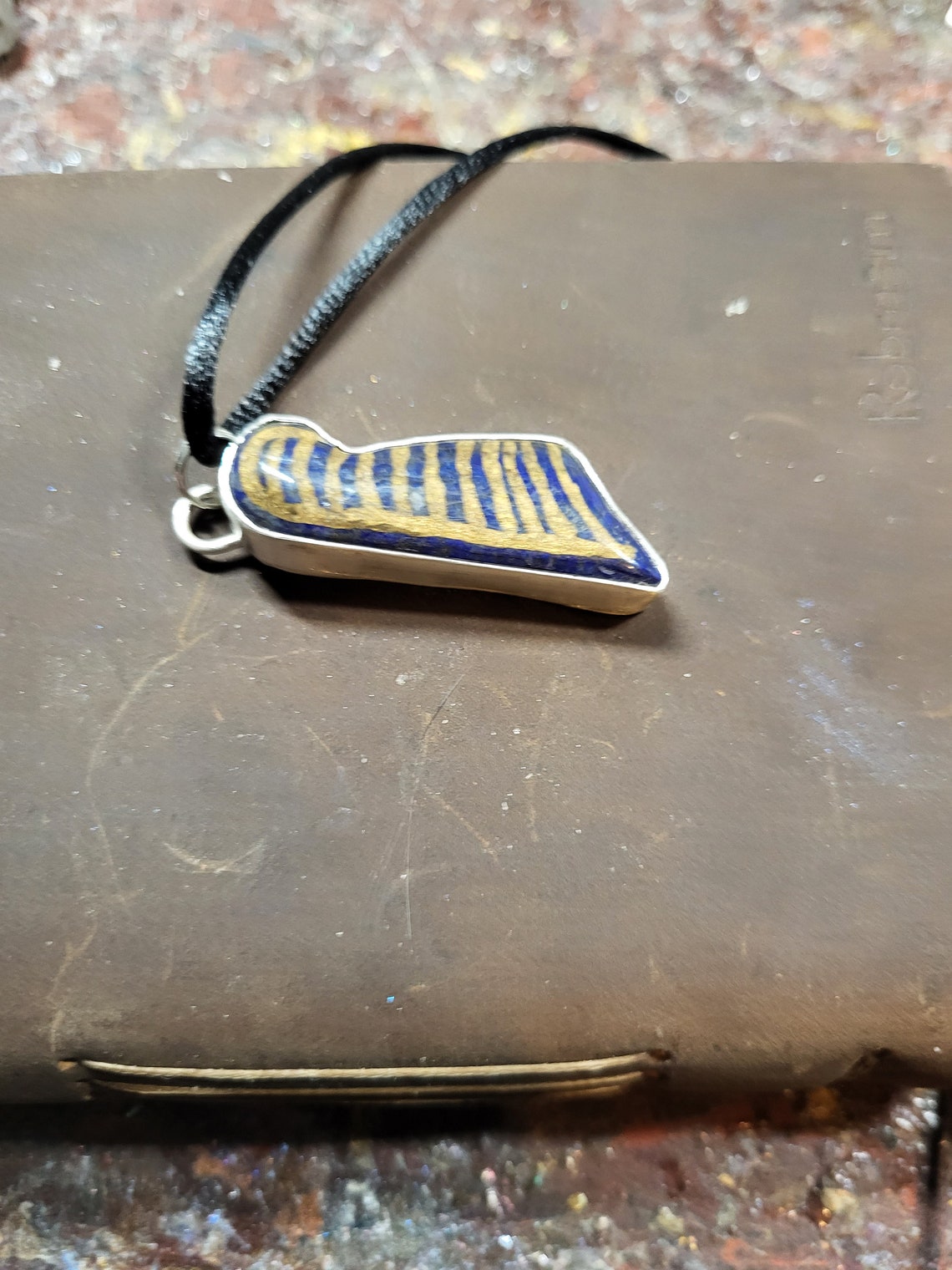 Lapis Amulet of Maat - Etsy