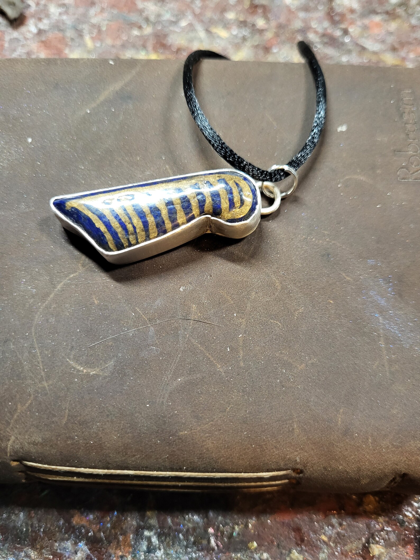 Lapis Amulet of Maat - Etsy