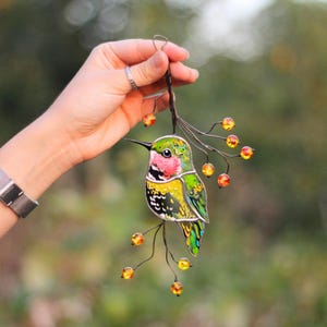 Hummingbird Wall Hanging, Valentines Day Gift, Hummingbird Gift, Custom ...