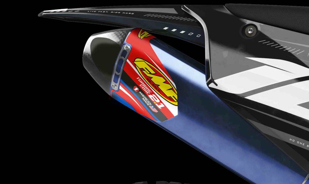 Exhaust Sticker for FMF Motorcycle Pipe Motorcycle Decorative Decal ...
