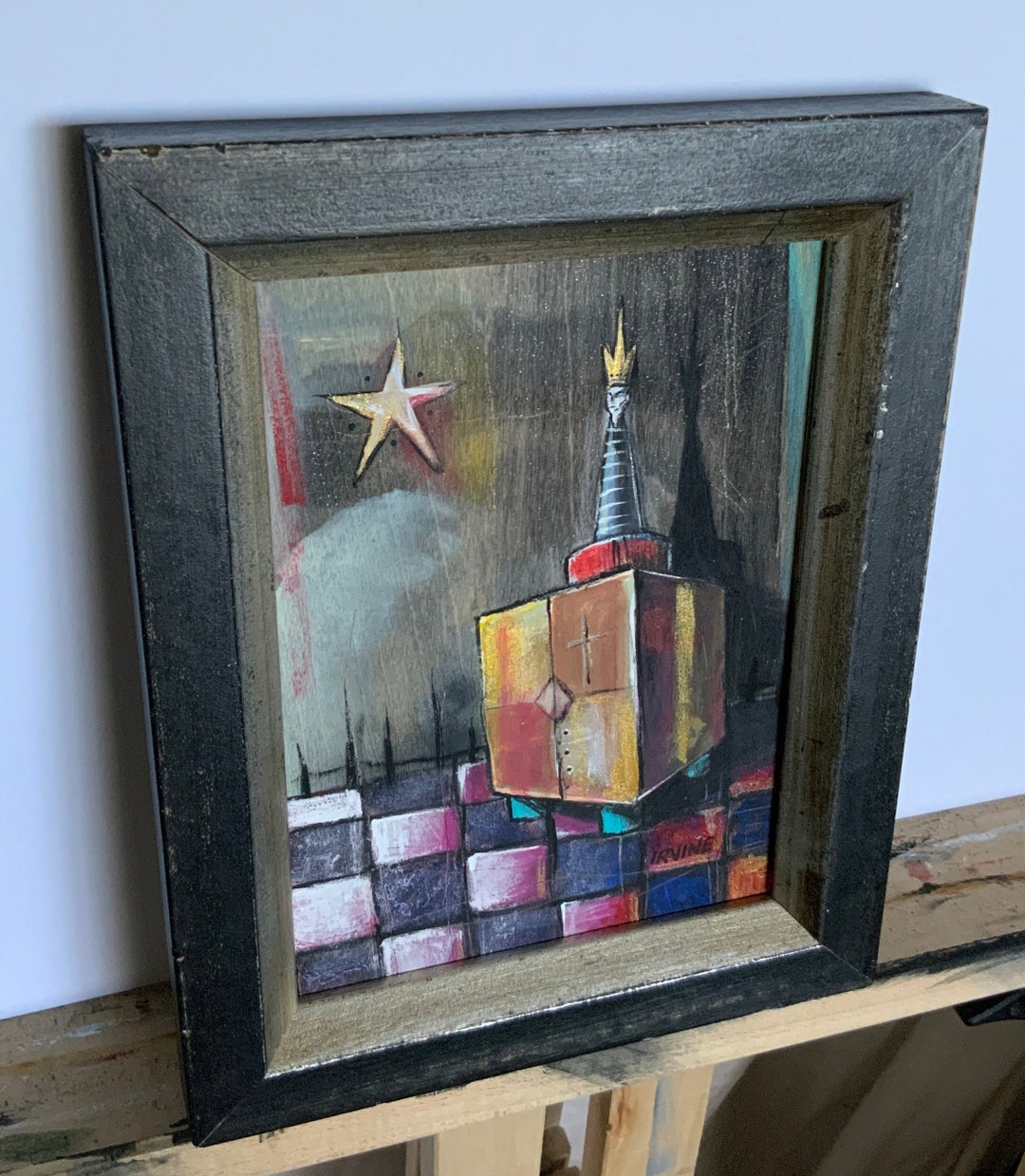 Original David Irvine of the the Gnarled Branch Painting Entitled "king ...