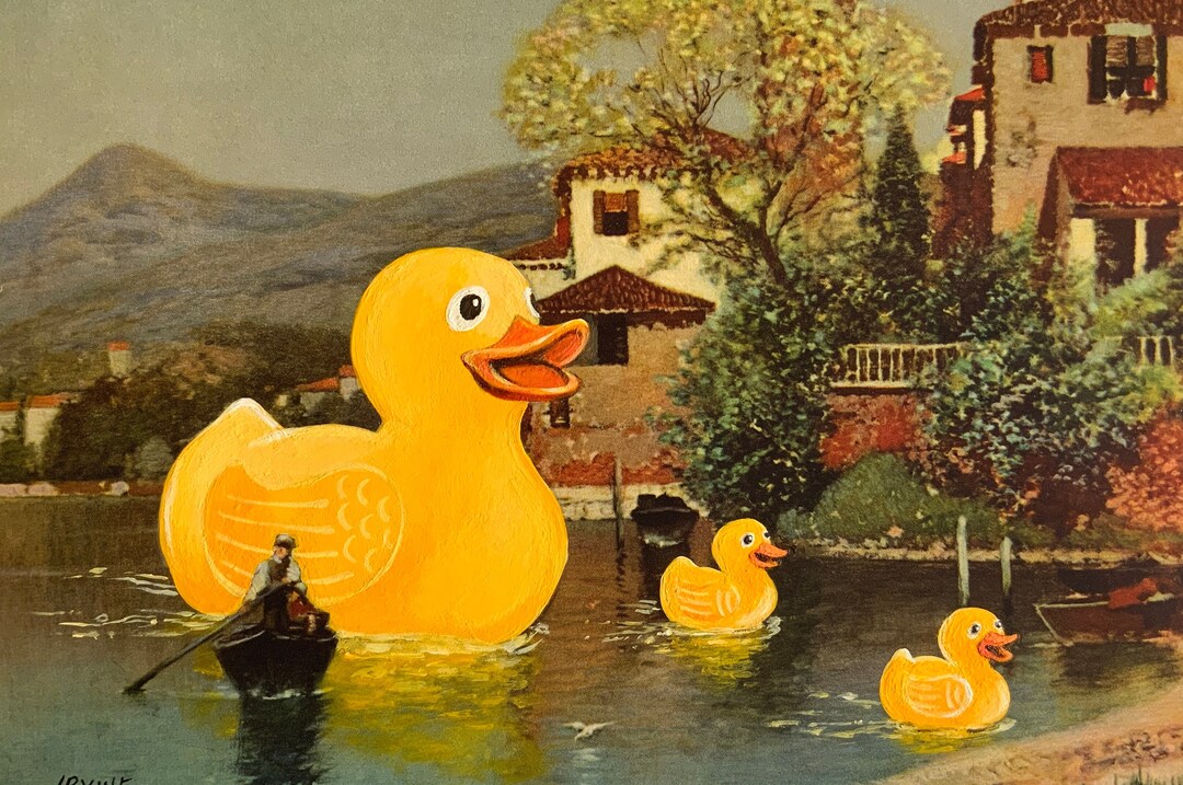 Signed Print 11" X 17" by David Irvine - "arriving to Shore" - Etsy