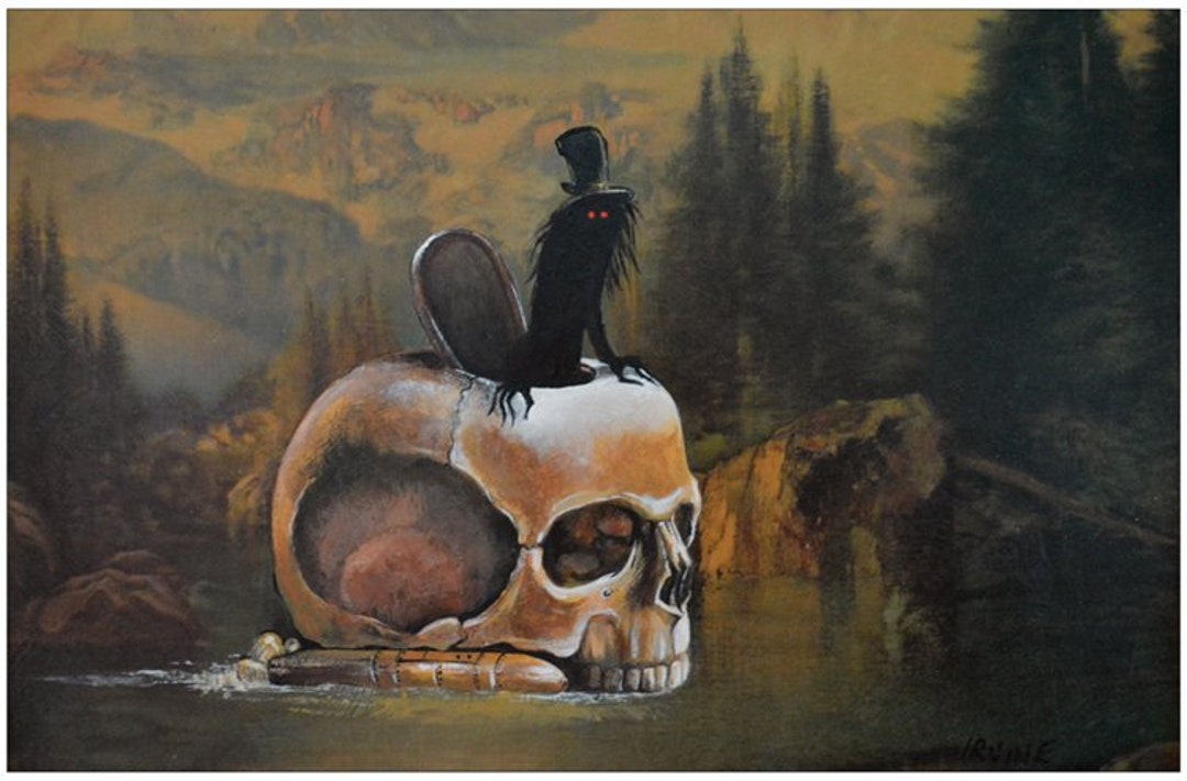 Signed Print 11" X 17" by David Irvine - "dark Stranger" - Etsy