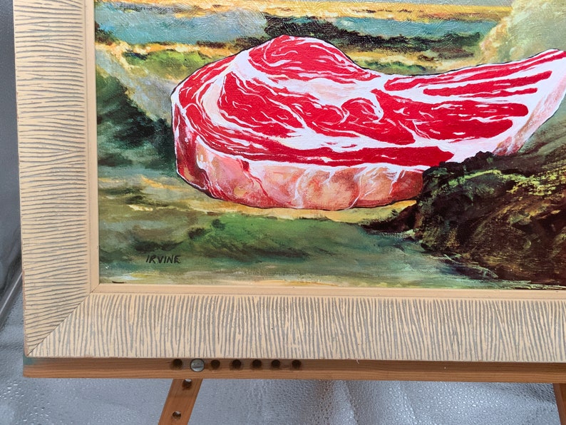 Original 2022 David Irvine Re-directed Thrift Store Painting | Etsy