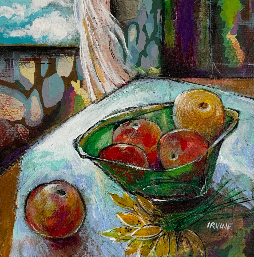 Original David Irvine Painting of the the Gnarled Branch Entitled ...