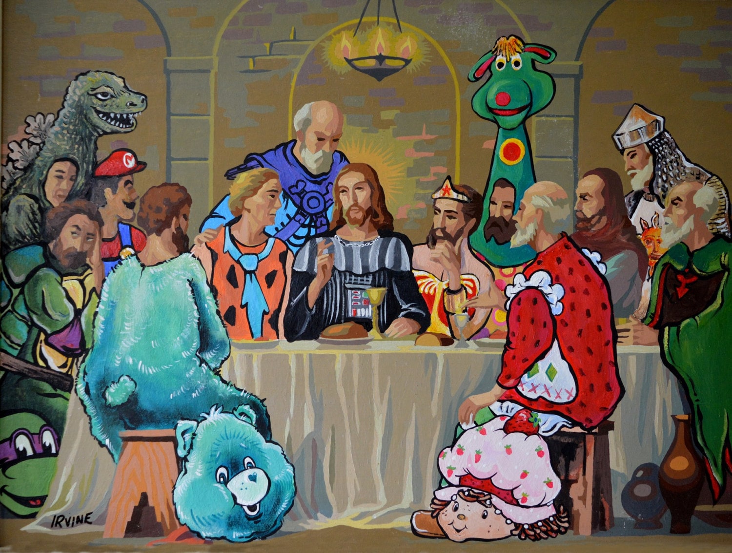 Last Supper Parody Art