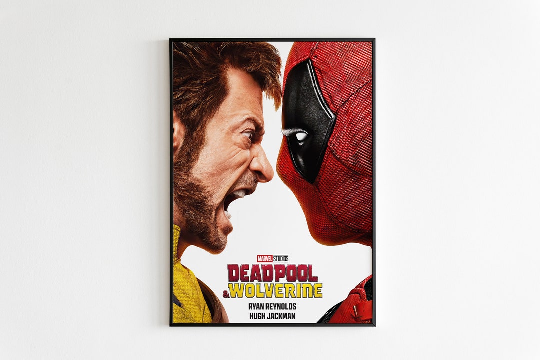 Deadpool & Wolverine Movie Poster, Deadpool and Wolverine Poster ...