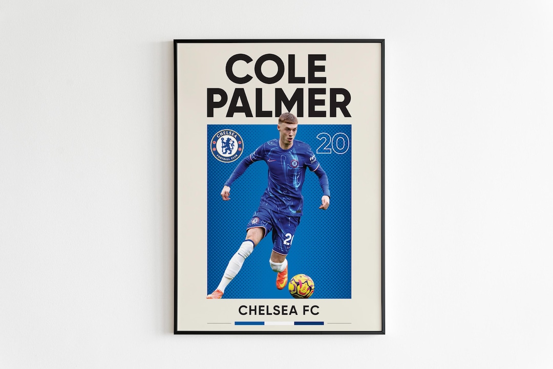 Cole Palmer Poster, Cole Palmer Chelsea Poster, Cole Palmer Art Print ...