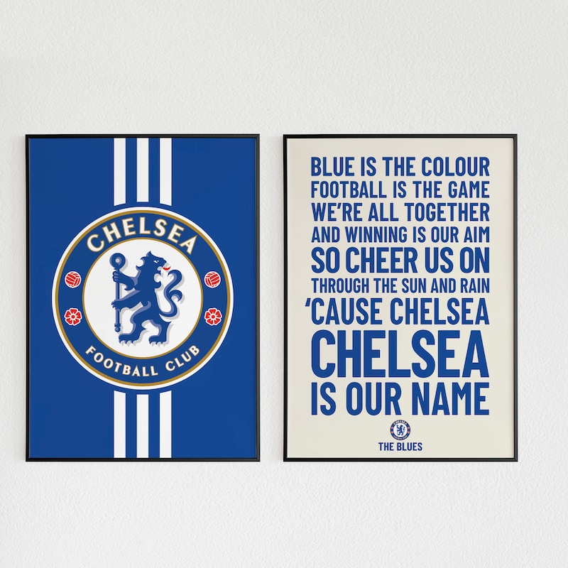 Chelsea Fc - Etsy UK