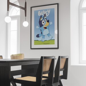 Bluey Poster Set of 3, Bluey Poster, Bluey Art Print, Bluey Wall Art ...