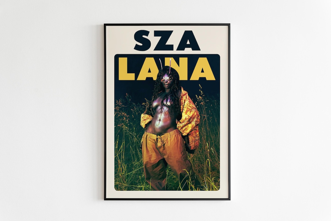 SZA, SZA Poster, Sza Lana, Sza Lana Album Cover Poster, Sza Art Print ...