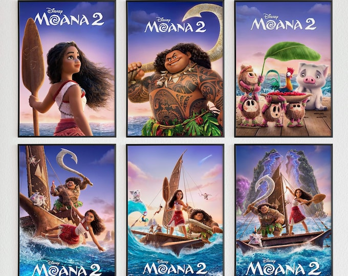 Moana 2 11 X 17 Collector's Poster Print T3 B2G1F - Etsy Canada