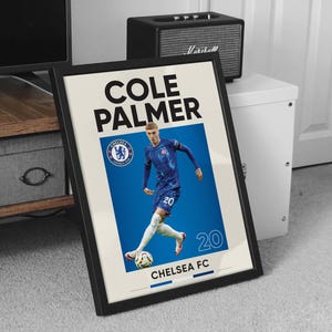 Chelsea FC Poster Bundle Set of 4, Palmer, Caicedo, Madueke, Jackson ...